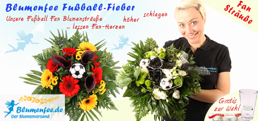 Blumenfee im Fußball Fieber – Fan Blumensträuße zur EM 2016 | Blumen ...