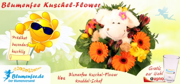 Blumen und kuschlig? – das geht mit Blumenfee Kuschel-Flower | Blumen ...