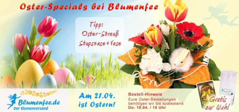 Ostern bei Blumenfee – Stupsnase & Co sind wieder da | Blumen online ...